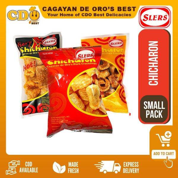 CDO Slers Pork Chicharon Crackling Small Pack | Snacks Pulutan Ulam ...