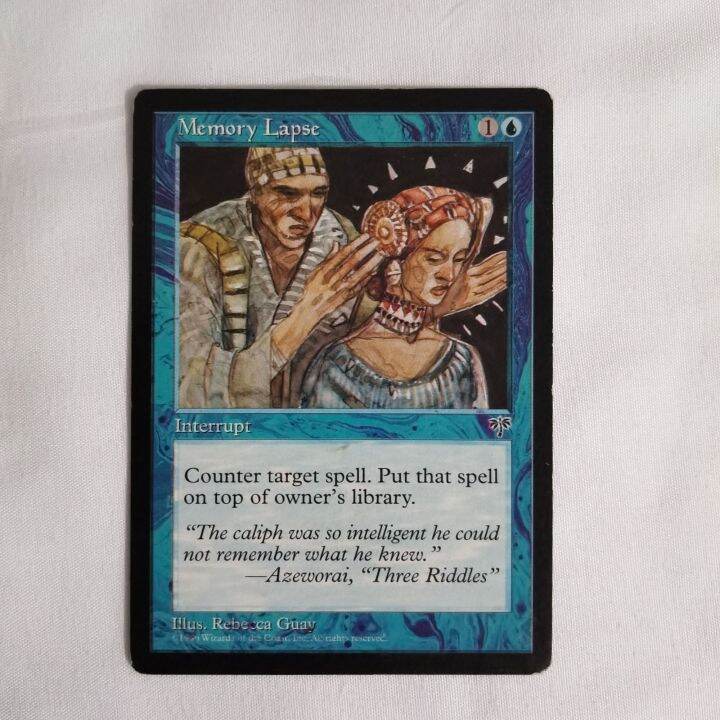 MTG Card MEMORY LAPSE Magic the Gathering Trading Card Game Blue ...