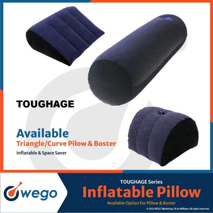 TOUGHAGE Inflatable Multifunctional Magic Pillow Magic Hug Bolster ...