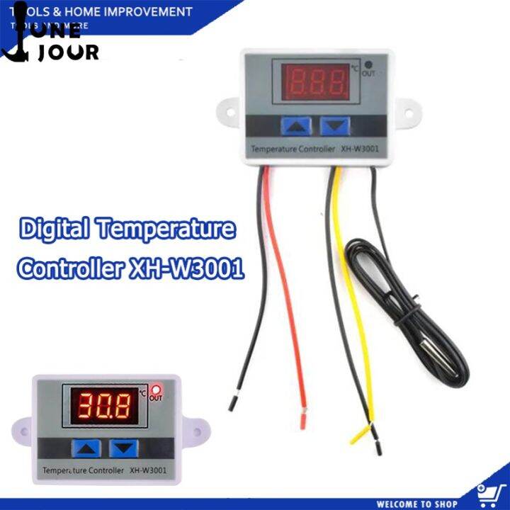 Junejour inkubator Digital multifungsi pengatur suhu XH-W3001 12V/120W ...