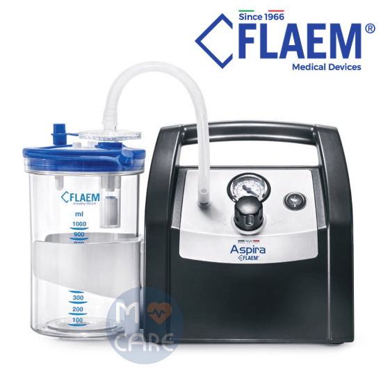 เครื่องดูดเสมหะ FLAEM Portable Phlegm Suction Unit รุ่น Aspira Plus ...
