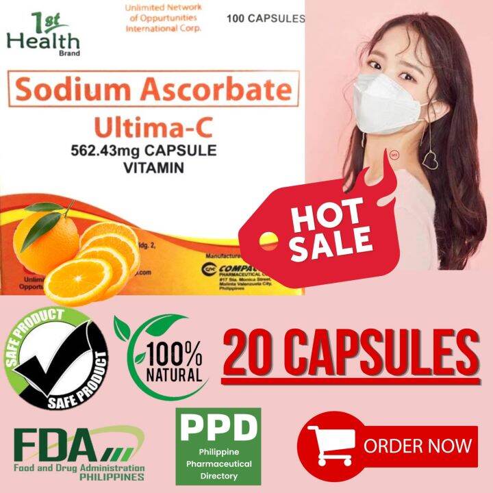 ULTIMA C CAPSULE 2 BLISTER = 20 CAPSULES (VITAMINS NA PANG-PATABA ...
