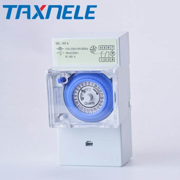 Sul181h Mechanical Timer 24 Hours Time Switch Relay Electrical ...