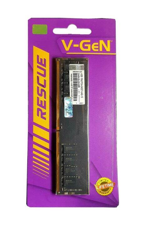 V-GeN RAM DDR4 4GB PC19200-2400MHZ PLATINUM/RESCUE LongDimm - Memory ...