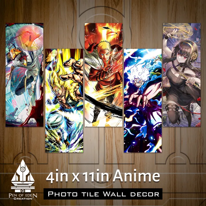 Anime Photo Tile Wall Decor 4in x 11in | Lazada PH