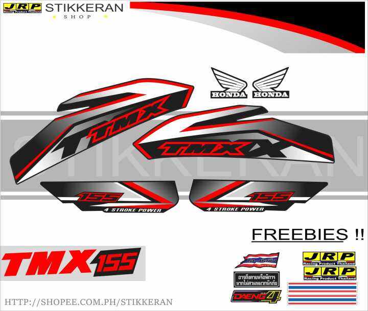 HONDA TMX 155 ASERO FULL SET STOCK DECAL | Lazada PH
