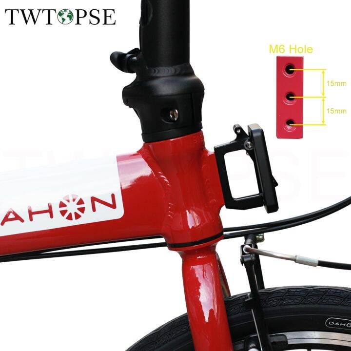 TWTOPSE Front Carrier Block For Brompton Folding Bicycle Bike Bag Bracket Holder Luggage ...