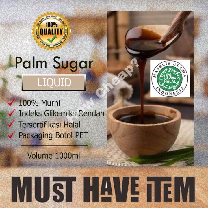 Gula Aren Cair 1 liter murni organik halal | Lazada Indonesia