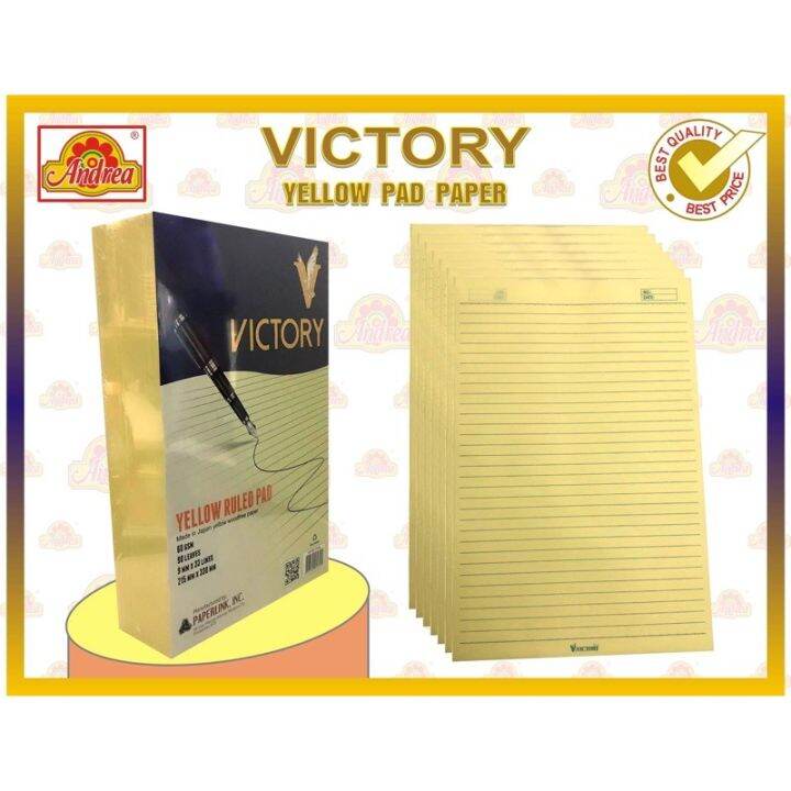 Victory Yellow Pad 90 Leaves Sold By Pads Lazada PH victory-yellow-pad-90-leaves-sold-by-pads-lazada-ph