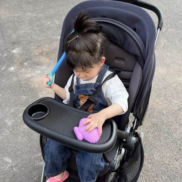 HARMU ที่วางแก้วนมแบบพกพา,ที่ใส่ให้อาหารเด็กทารกที่รถเข็นเด็กทารกโต๊ะ ...