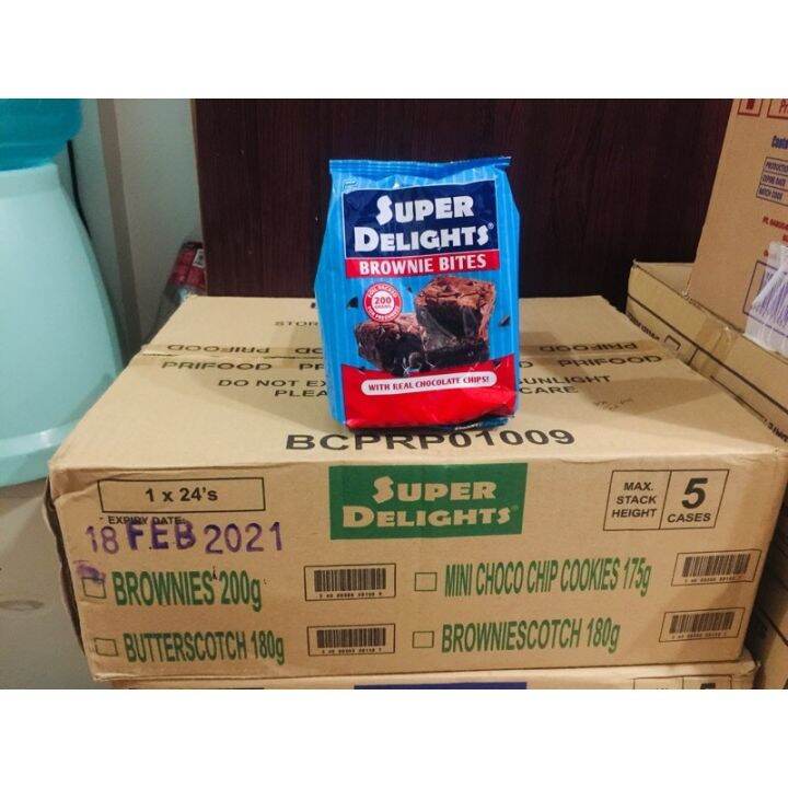 ♦ super delights brownie bites in a box (24pcs) | Lazada PH