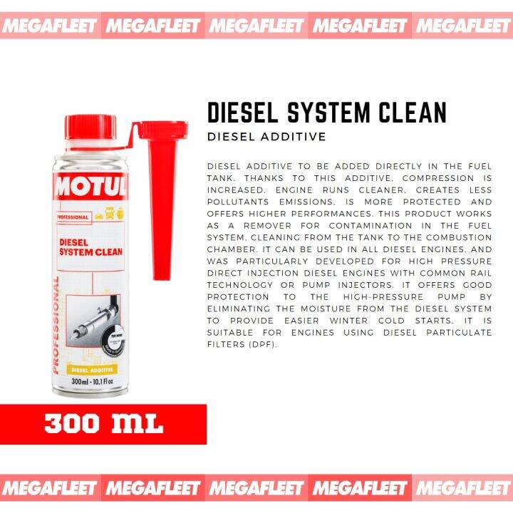 MOTUL DIESEL SYSTEM CLEAN 300mL | Lazada PH