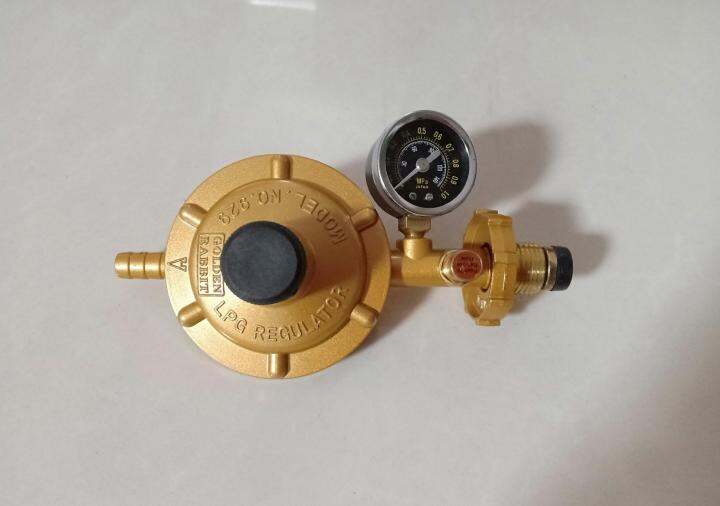 LPG Gas Regulator with Gauge and Safety Pin (M-Gas) Big (de roskas ...