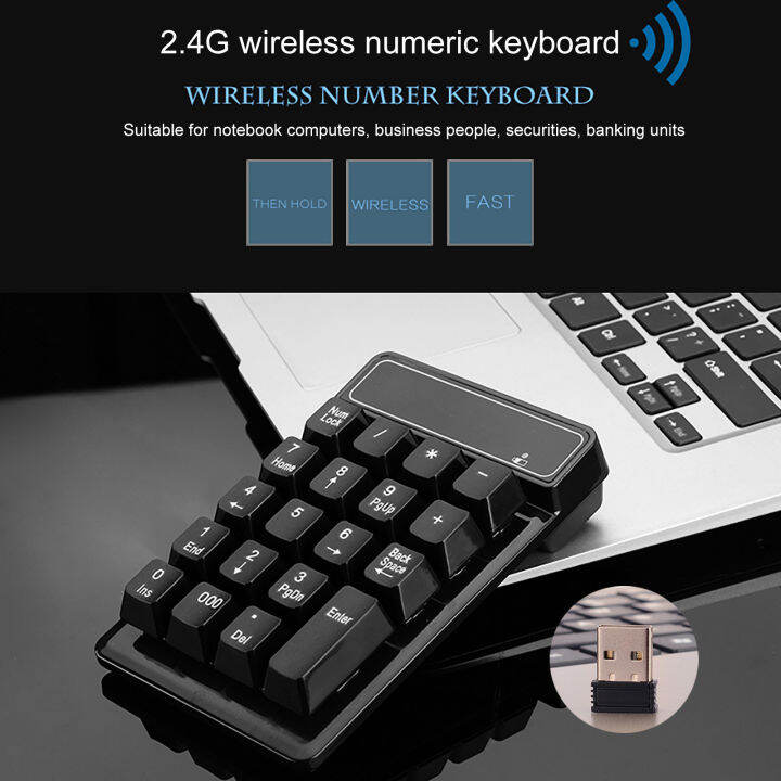 4.0 Keys Keypad Bluetooth Portable Num Keyboard Numeric Digital Pad ...