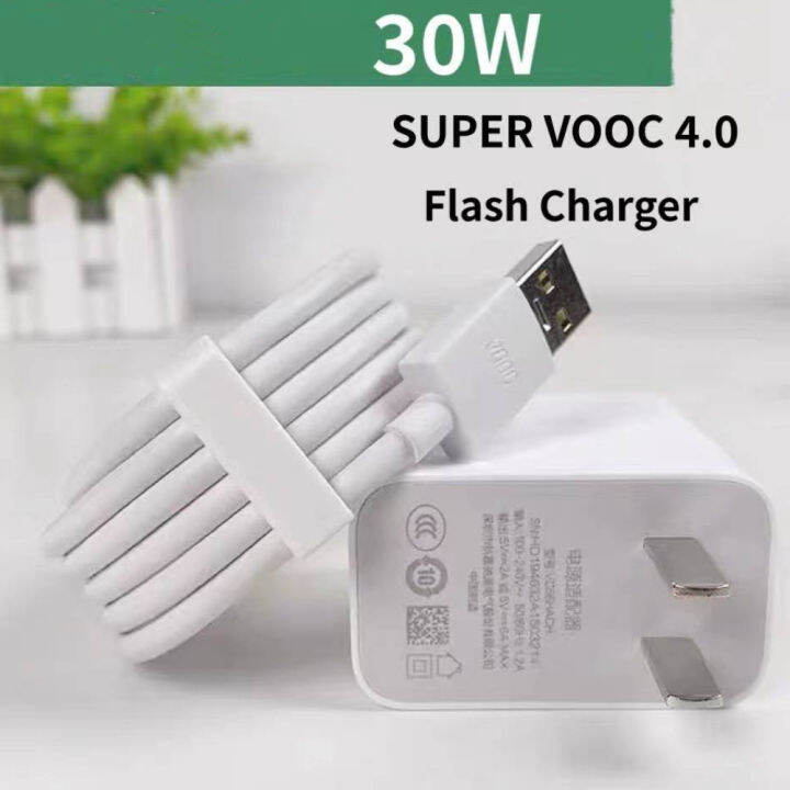 OP PO 30W Super Charger Fast Charging Wall Charger Type C Type-C Micro ...