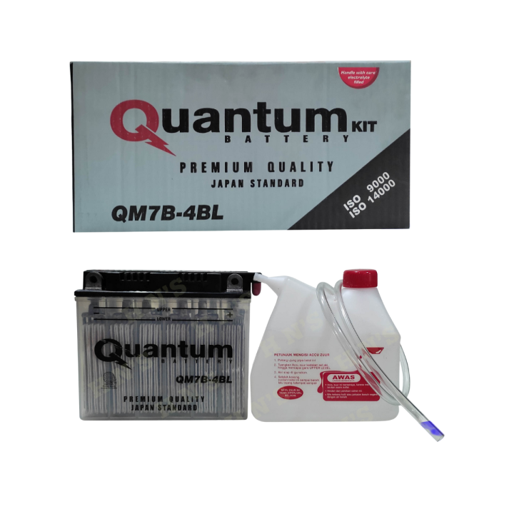 Quantum Motorcycle Battery QM7B-4BL KIT | Lazada PH