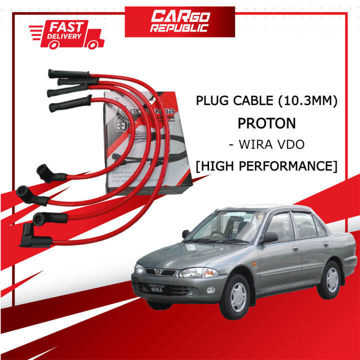 Proton Wira VDO Super Sport Silicone Plug Cable Set (10.3MM) Guaranteed ...