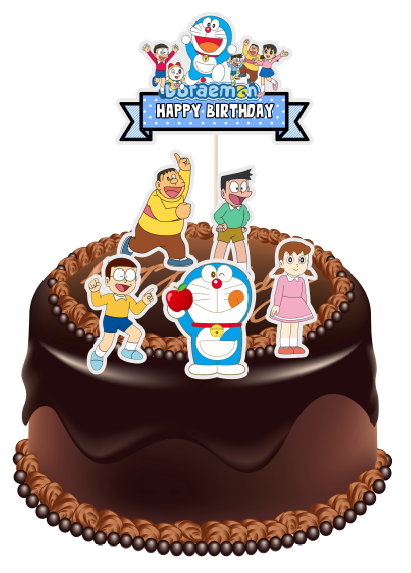 Doraemon Cake Topper (Laminated) | Lazada
