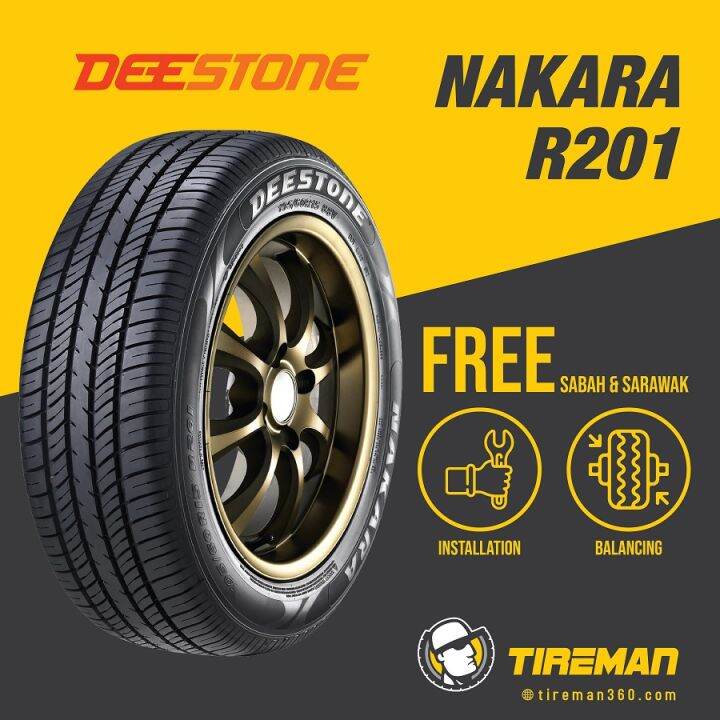 Deestone Nakara R201 13 14 15 16 17 Inch Tayar Tire (FREE INSTALLATION ...