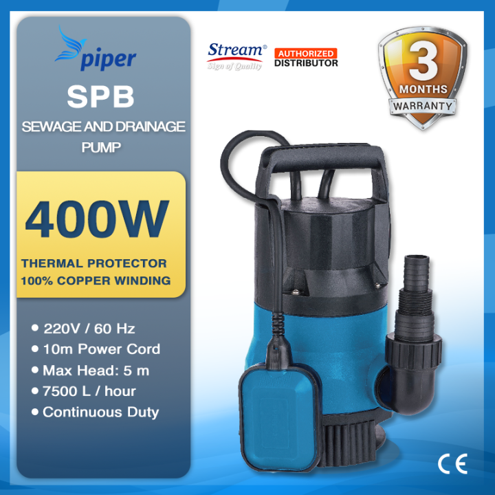 Stream SPB Submersible Sewage Power Water Pump For Dirty Water IPT ...