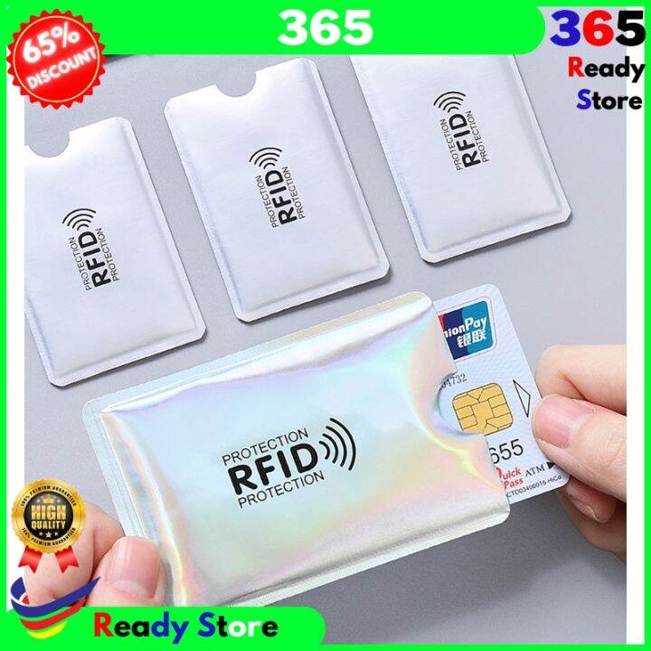 ten pieces of aluminium foil anti-magnetic, portable bank card holder ...