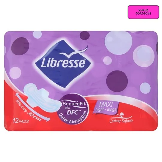 Libresse Maxi Night Wings 12 Pads | Lazada