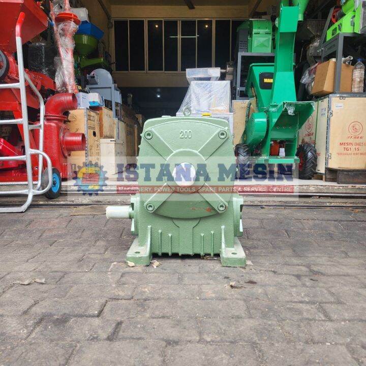 GEARBOX SPEED REDUCER WPA 200 WORM GEAR PELAMBAT PUTARAN MESIN DINAMO ...
