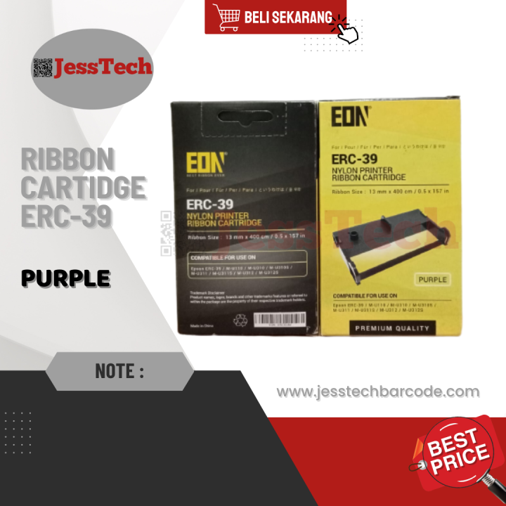 Pita Cartridge Matrix Point 7645 ERC 39 | Lazada Indonesia