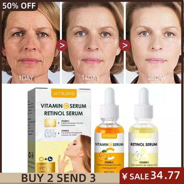 Morning C Night A Face Essence Combination Brightens 2pcs Lazada