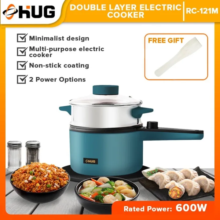 Hug Portable Electric Stainless Steel Multifunction Non Stick Electric ...