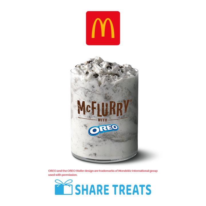 McDonald's McFlurry with Oreo (SMS eVoucher) | Lazada PH