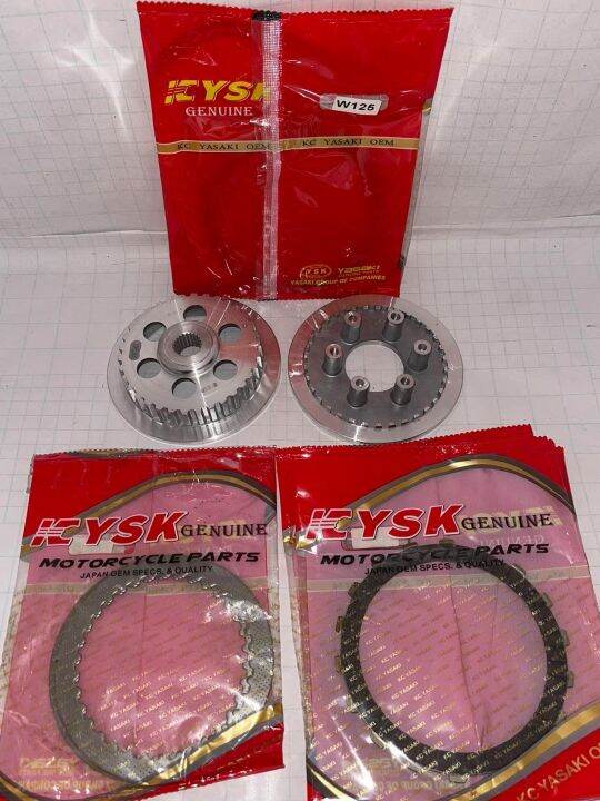 CLUTCH HUB PRESSURE SET WITH LINING AND PLATE WAVE 125 YSK BRAND ...
