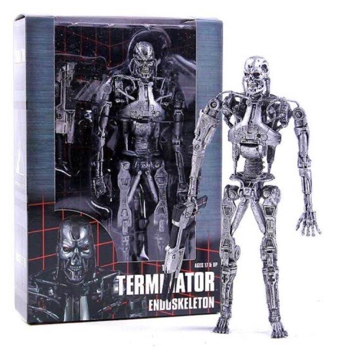 NECA TERMINATOR T-800 ENDOSKELETON ACTION FIGURE 19 cm | Lazada.co.th