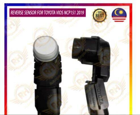 (BLACK) Toyota Vios Yaris NCP151 2019-On Reverse Sensor Parking PDC ...