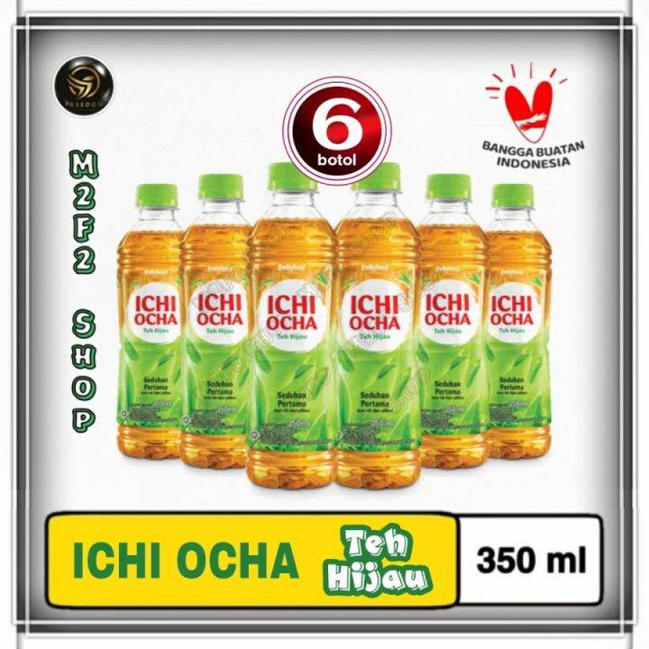 ICHI OCHA Minuman Teh Hijau Botol Plastik Pet - 350 ml (Kemasan 6 Pcs) | Lazada Indonesia