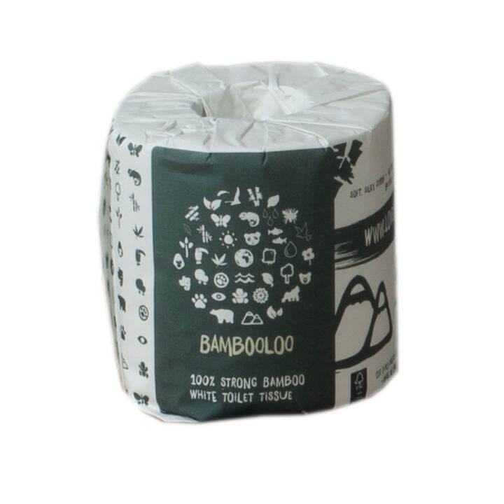 Single Roll BAMBOOLOO Bamboo Toilet Roll Toilet Paper Tisu Tandas ...