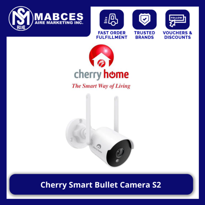 Cherry Home Smart Bullet Camera S2 | Lazada PH