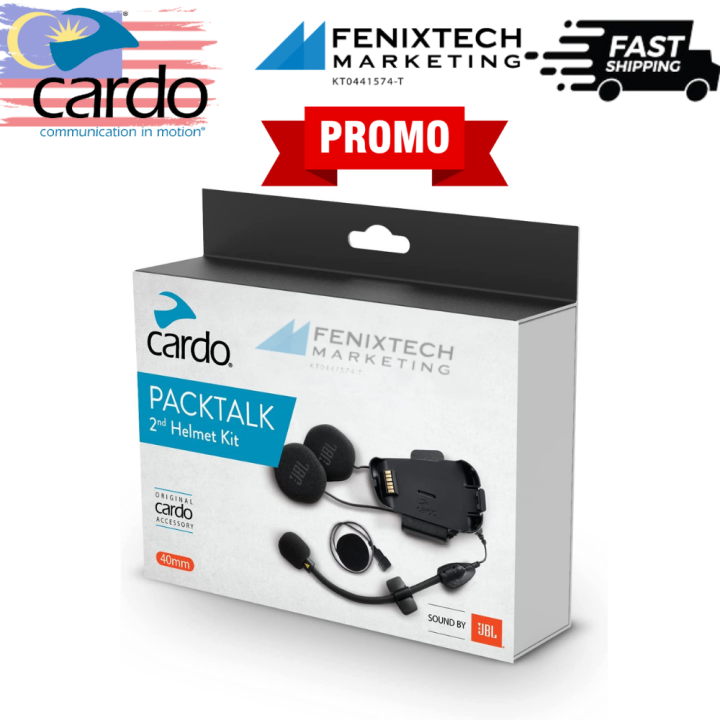 Cardo Packtalk 2nd Helmet kit | Freecom/Spirit 2nd Helmet kit | Cardo ...