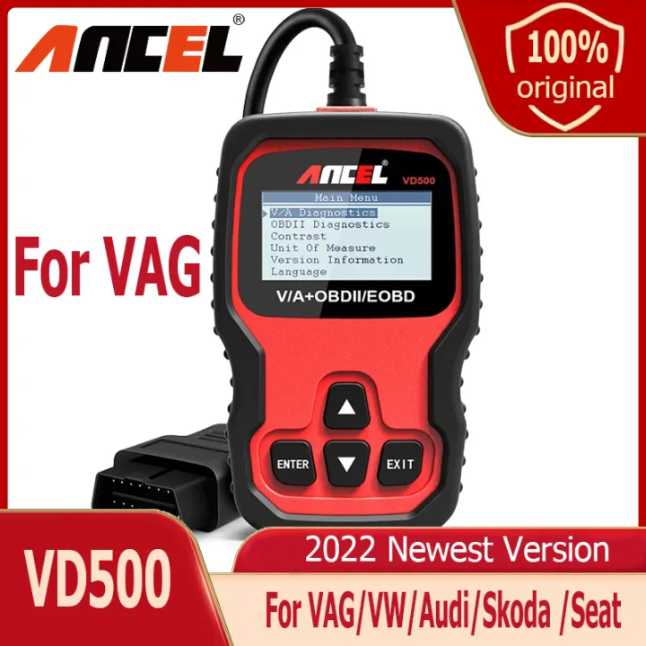 Ancel VD500 OBD2 Automotive Full System Scanner for VAG/VW/Audi/Skoda ...