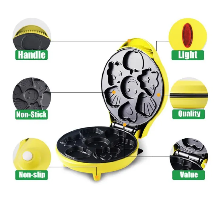 Electric Hot Cake Maker Cup Pan Egg Waffle | Lazada PH