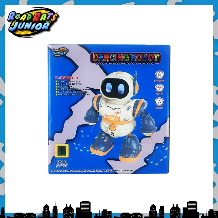 Road Rats Jr B/O Dancing Robot 4- Blue | Lazada PH