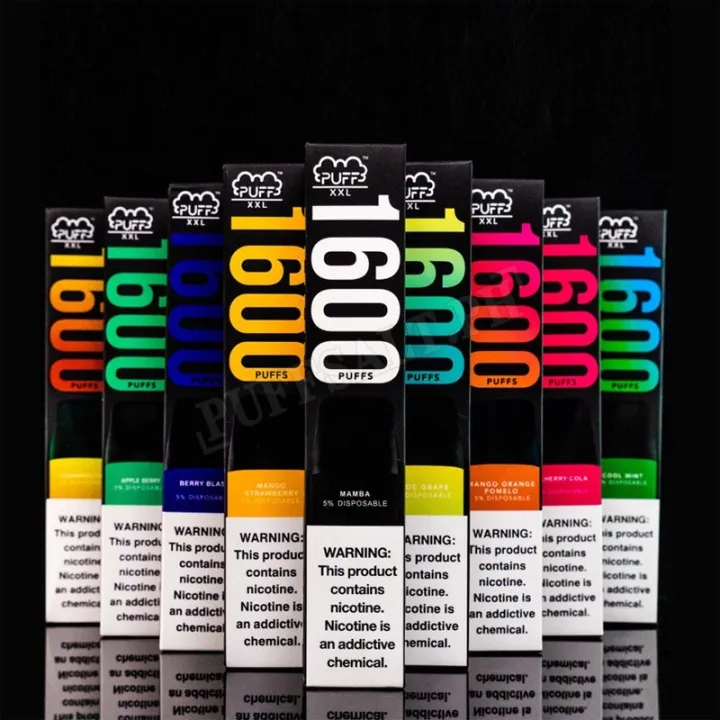 1:1 PUFF XXL PLUS 1600 PUFFS 5% SALTNIC PUFF BAR VAPE PEN DISPOSABLE ...