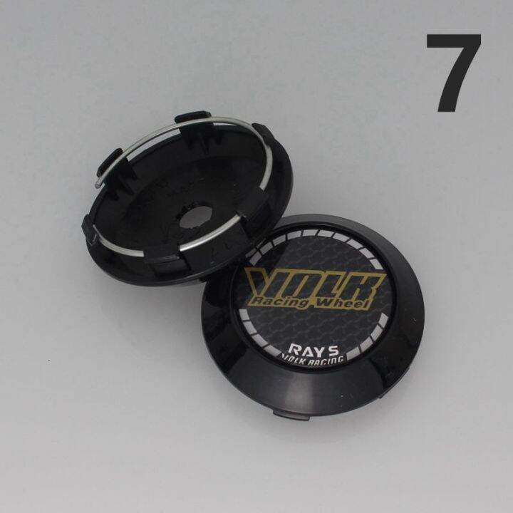 4pcs 70/63mm clip rays wheel center caps for rims volk racing logo ...