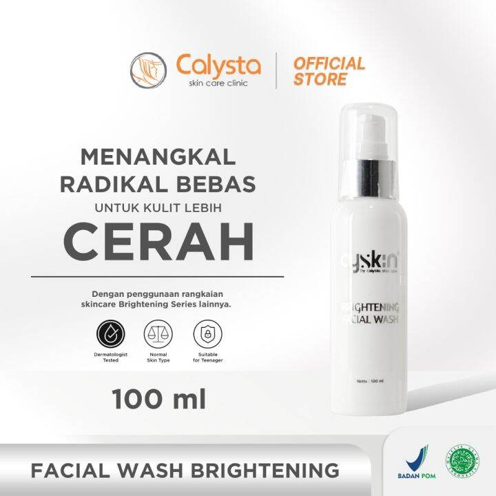 Calysta Facial Wash - Efek Mencerahkan | Lazada Indonesia