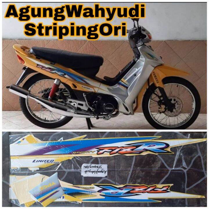 STIKER STRIPING LIS BODY MOTOR YAMAHA FIZR FIZ R F1ZR LE LIMITED ...