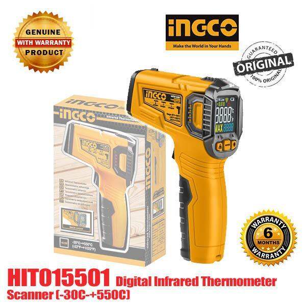 INGCO HIT015501 - Digital Infrared Thermometer / Scanner (-30C - +550C ...