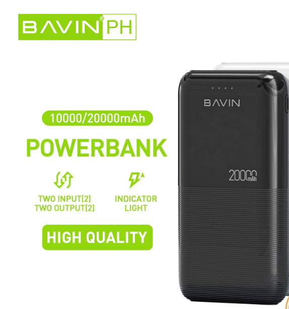 BAVIN PC091 20000/10000mAh Fast Charging Slim Portable Powerbank Series ...