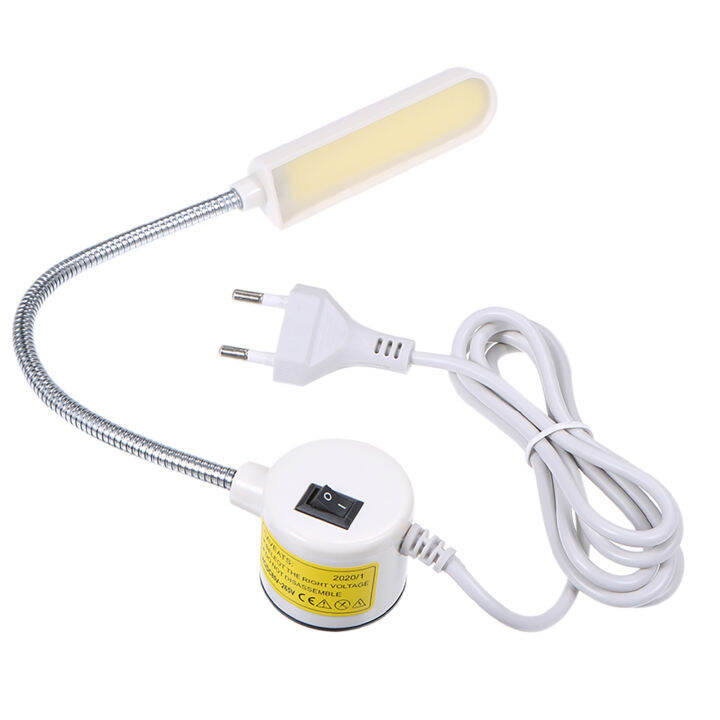 AC110-250V 6W COB Sewing Machine Light Lamp Fixed Base Flexible ...