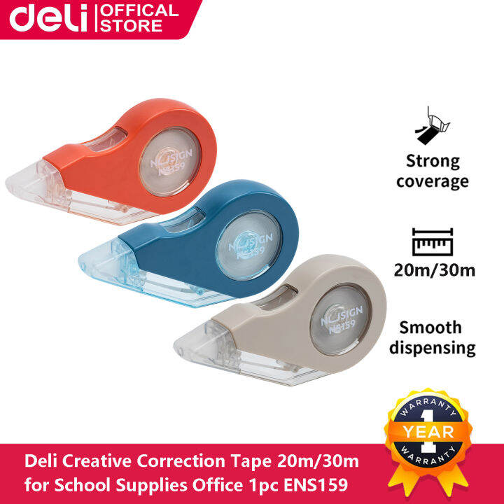 Deli Correction Tape 20M/30M For School Supplies Office 1Pc | Lazada PH