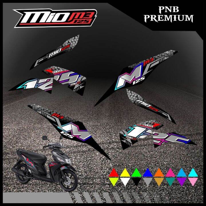 Stiker Mio M3/Z Striping Standar keren Mio M3/Z Premium Racing bisa request 01 | Lazada Indonesia